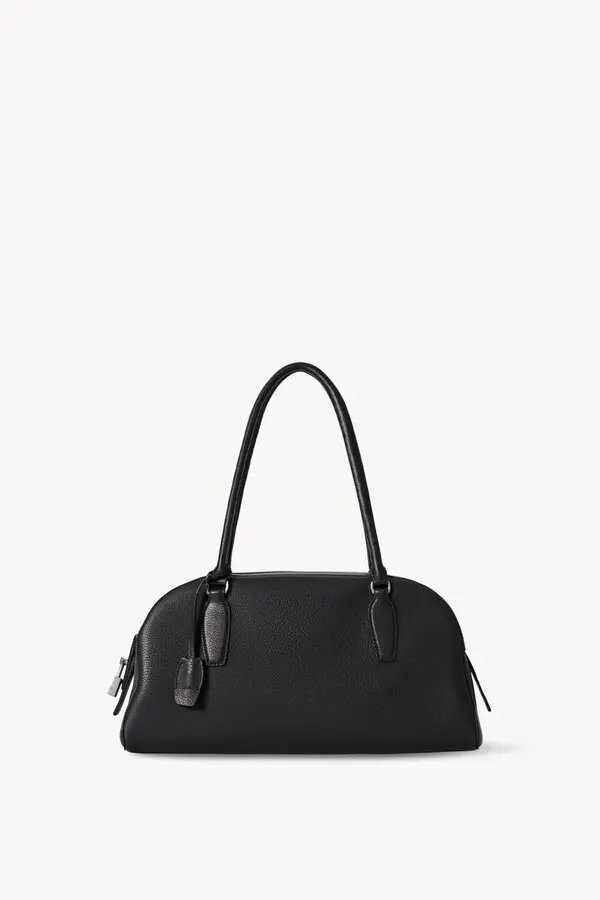 THE ROW E/w India Bag In Textured Calfskin - Black