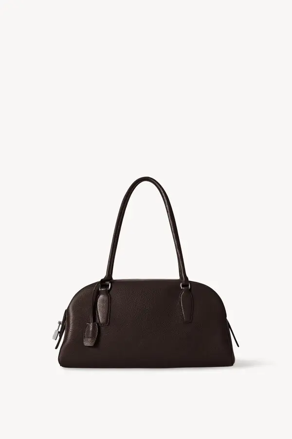 THE ROW E/w India Bag In Textured Calfskin - Deep Brown