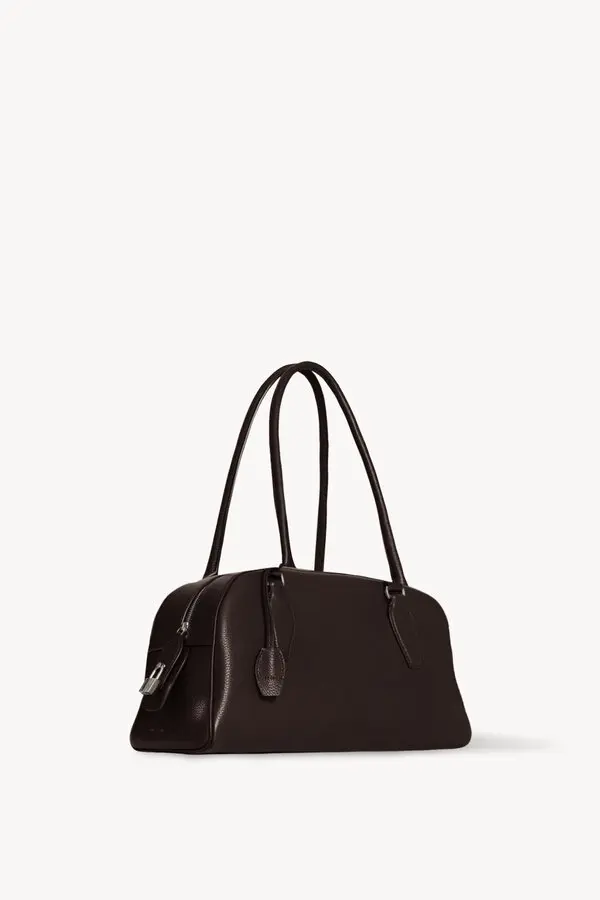 THE ROW E/w India Bag In Textured Calfskin - Deep Brown