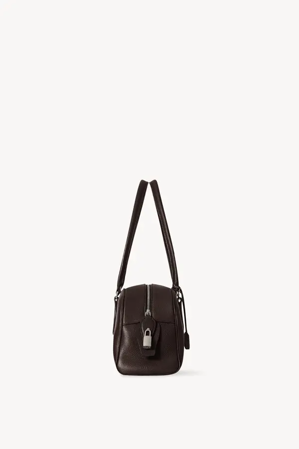 THE ROW E/w India Bag In Textured Calfskin - Deep Brown