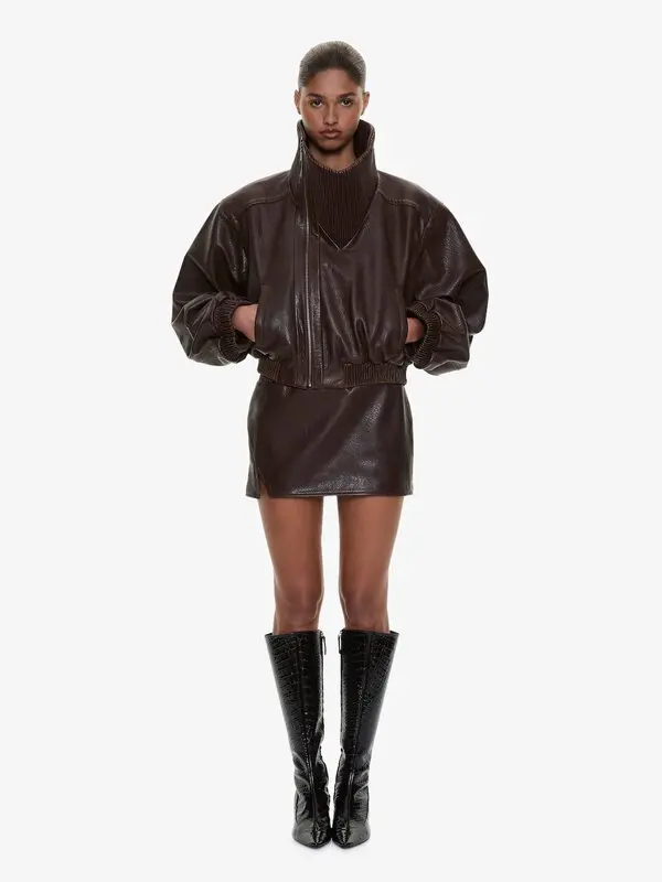 Christopher Esber Lunnet Leather Bomber Jacket