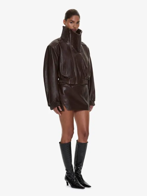 Christopher Esber Lunnet Leather Bomber Jacket