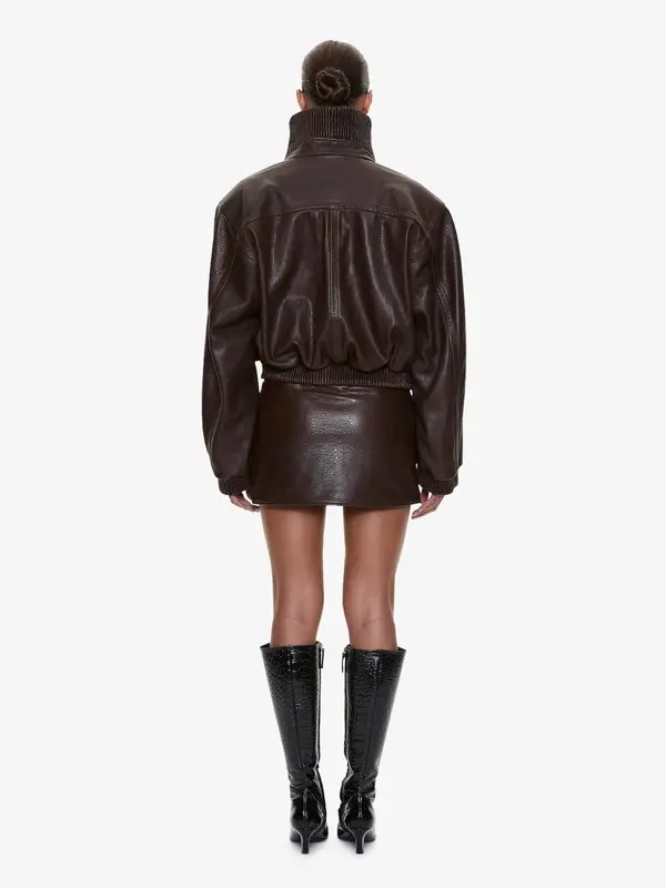 Christopher Esber Lunnet Leather Bomber Jacket