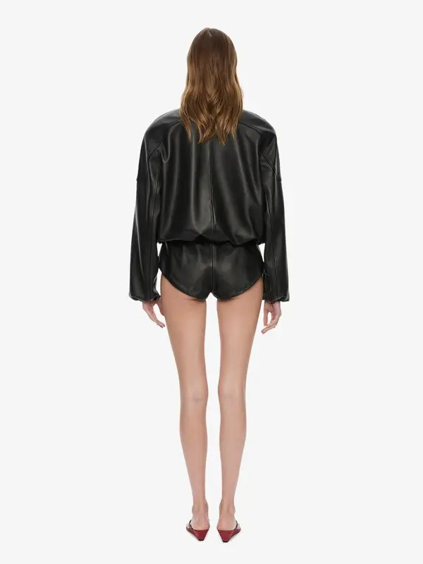 Christopher Esber Dannie Leather Zipped One Piece
