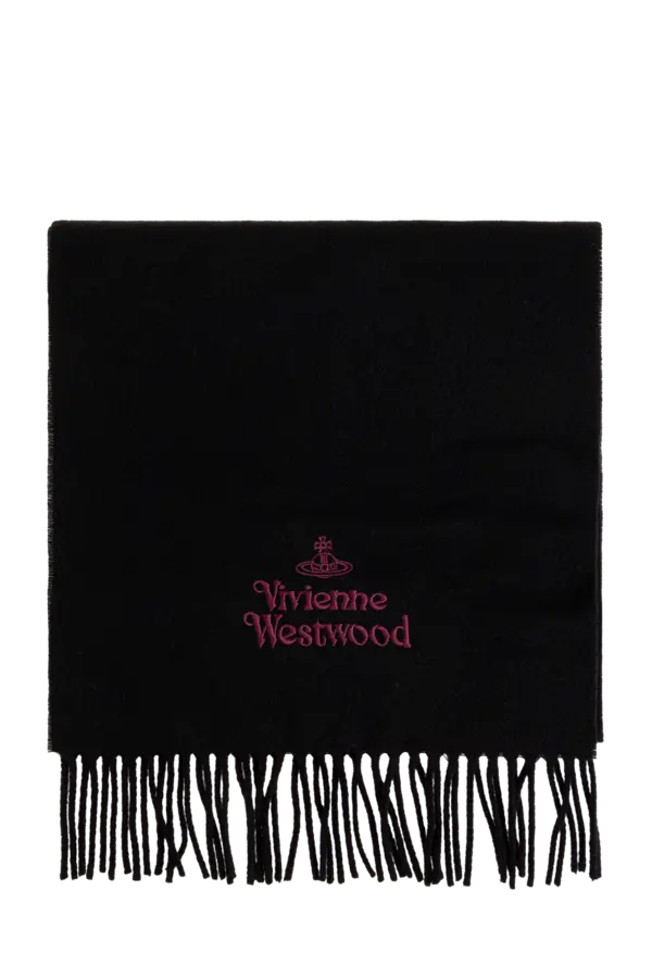 VIVIENNE WESTWOOD Wool Scarf - Black
