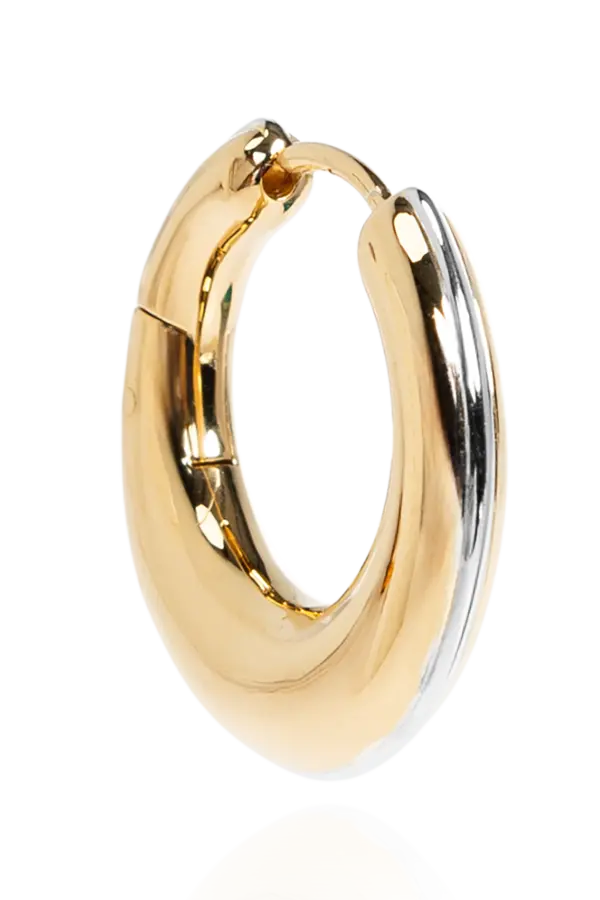 Lié Studio Harper" Two-tone Silver Hoop Earrings