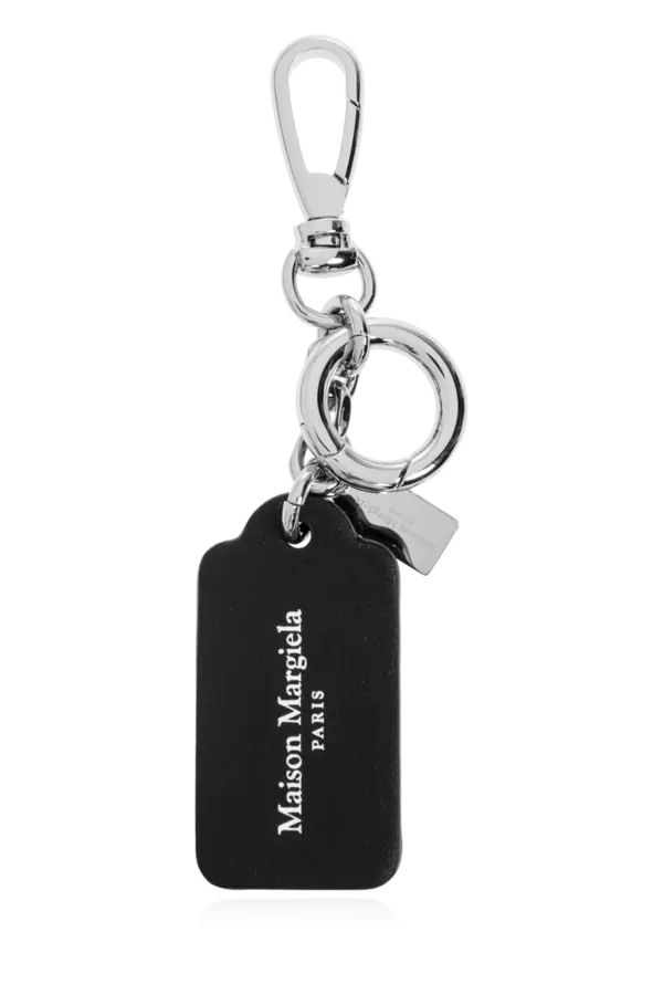 MAISON MARGIELA Keychain With Logo - Black