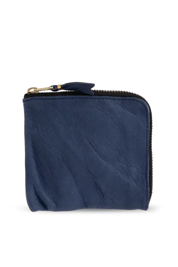 Comme Des Garçons Leather Waist Bag - Navy Blue