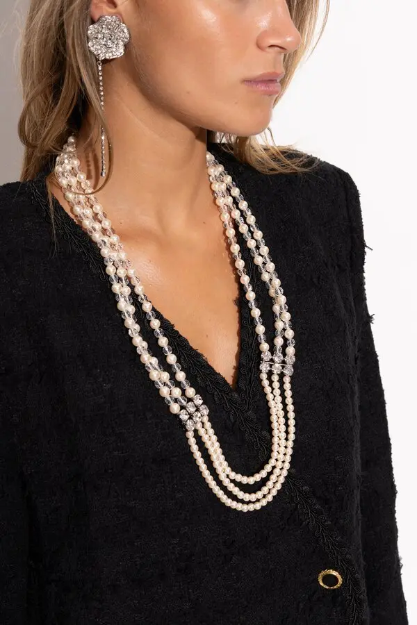 Alessandra Rich Pearl Necklace