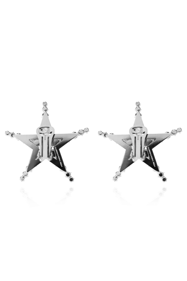 Alessandra Rich Star-shaped Clip-on Earrings