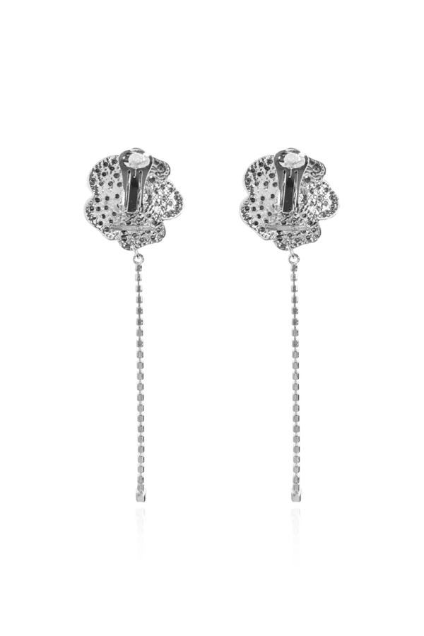 Alessandra Rich Flower-shaped Clip-on Earrings