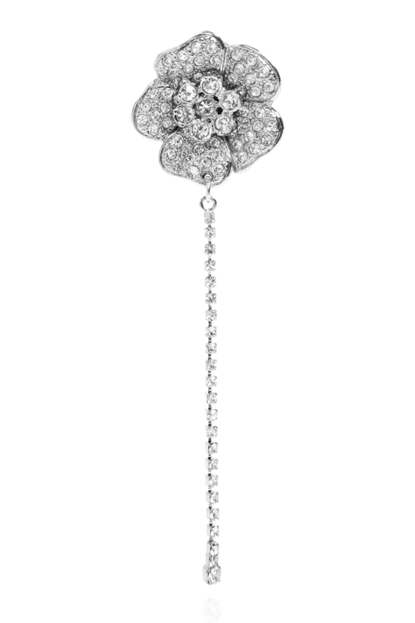 Alessandra Rich Flower-shaped Clip-on Earrings