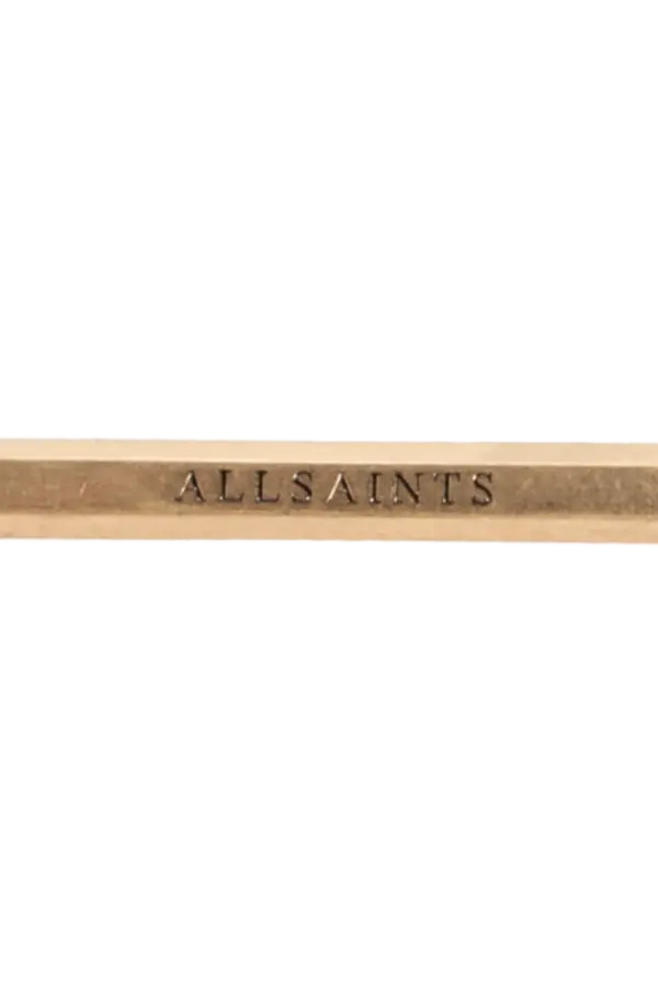 ALLSAINTS Brass And Sterling Link Bracelet With Cubic Zirconia