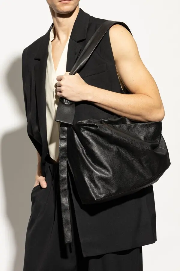 Yohji Yamamoto Leather Shoulder Bag