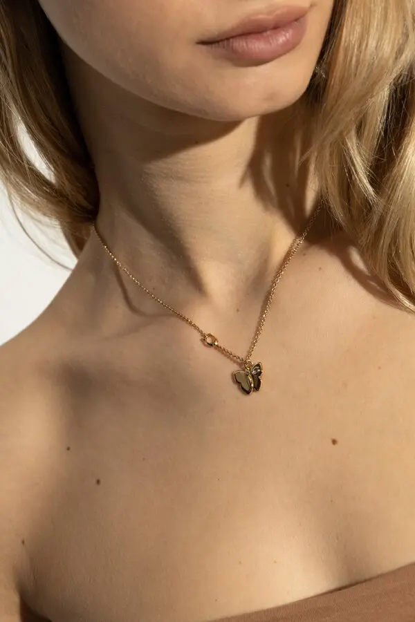 COACH Necklace With Butterfly-shaped Pendant