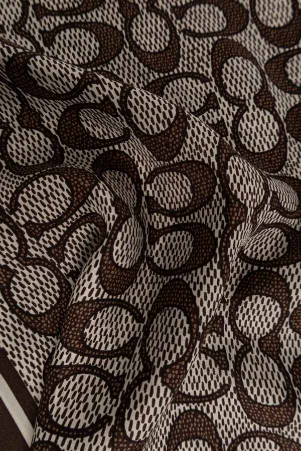 COACH Silk Scarf With Monogram
