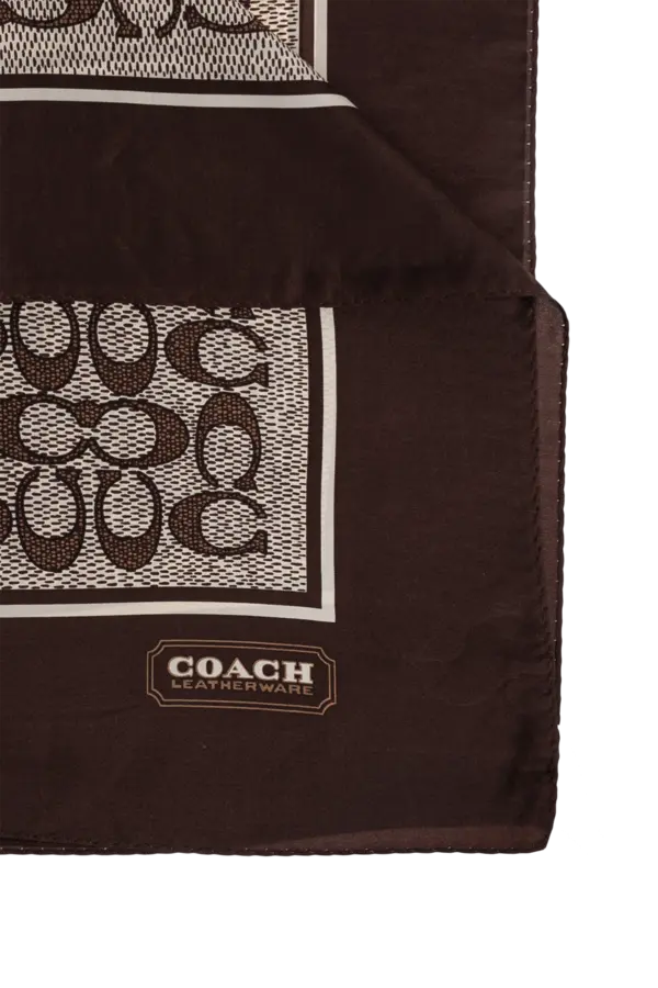 COACH Silk Scarf With Monogram