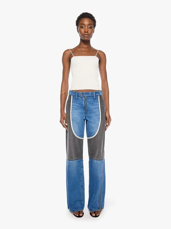 MOTHER Quik Wide-leg Jeans - Blue