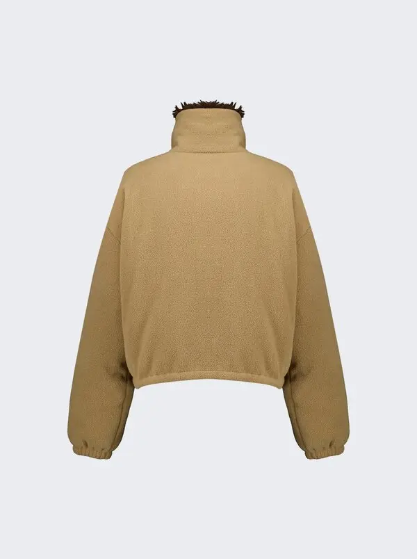 Miu Miu Fleece Jacket Cammello
