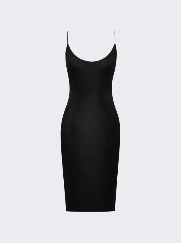 Saint Laurent Cassandre Open Back Dress