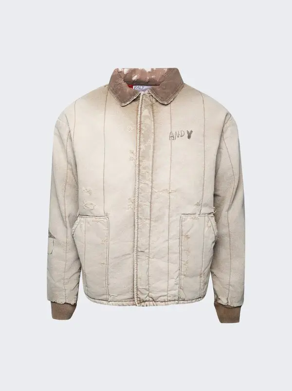 PALY Motel Work Canvas Jacket Light Brown
