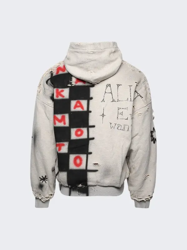 SATOSHI NAKAMOTO Get What I Want Zip Up Hoodie Heather