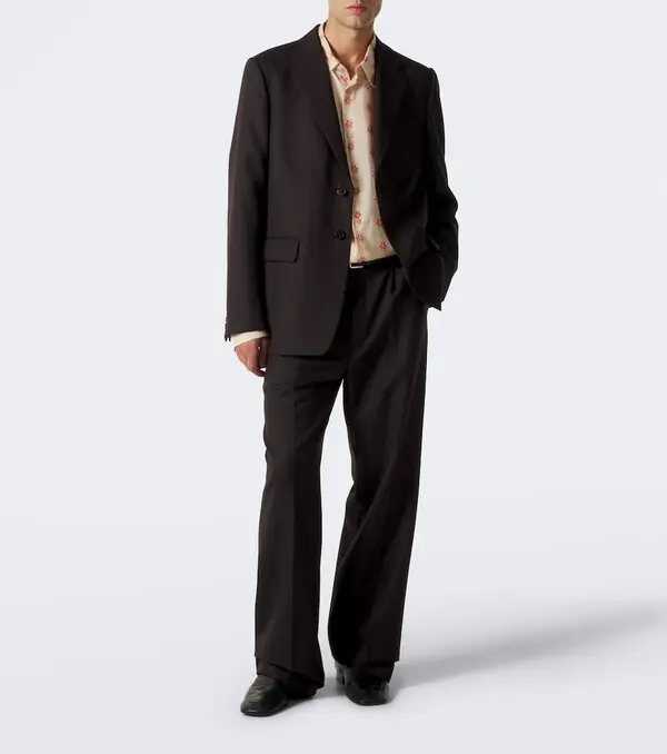 Dries Van Noten Floral Jacquard Shirt - Beige