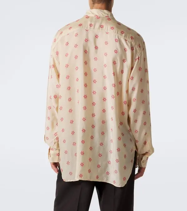 Dries Van Noten Floral Jacquard Shirt - Beige