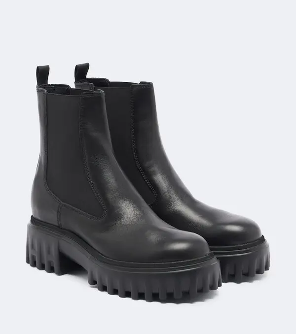 Hogan H700 Leather Chelsea Boots