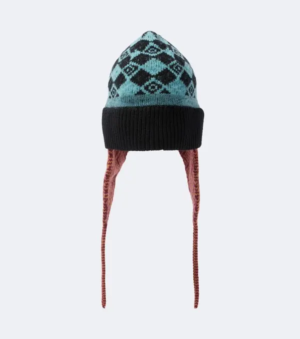 Dries Van Noten Jacquard Wool Beanie