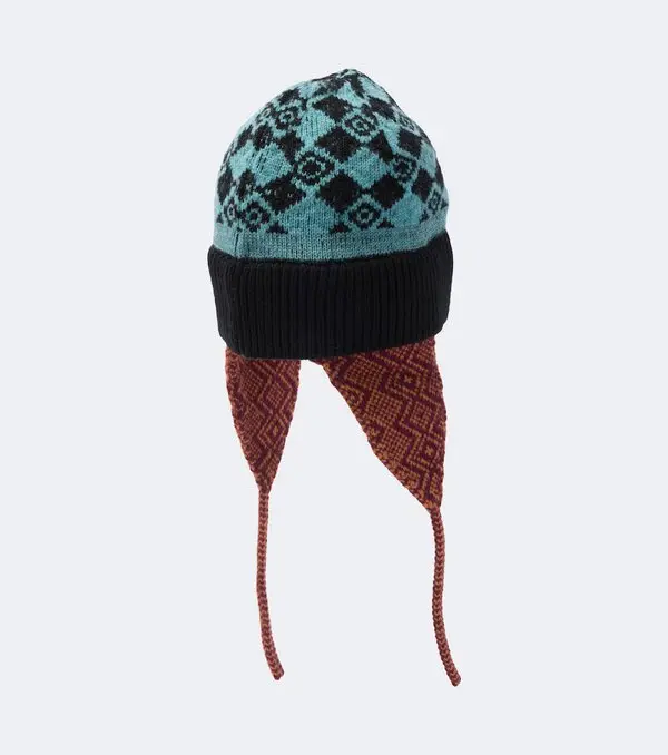 Dries Van Noten Jacquard Wool Beanie