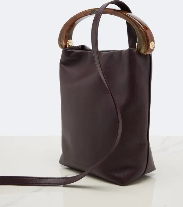 Dries Van Noten Small Leather Top-handle Bag