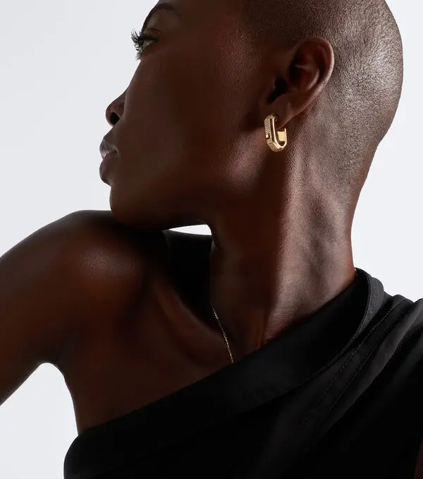 Messika Moderniste 18kt Single Hoop Earring With Diamonds