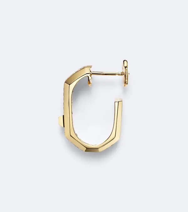 Messika Moderniste 18kt Single Hoop Earring With Diamonds
