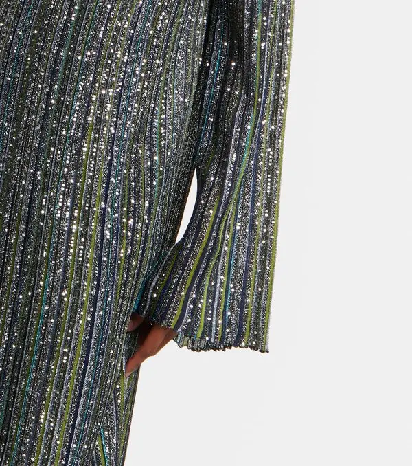 Missoni Striped Lamé Gown