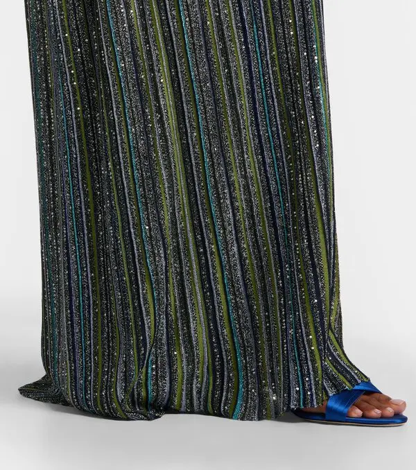Missoni Striped Lamé Gown