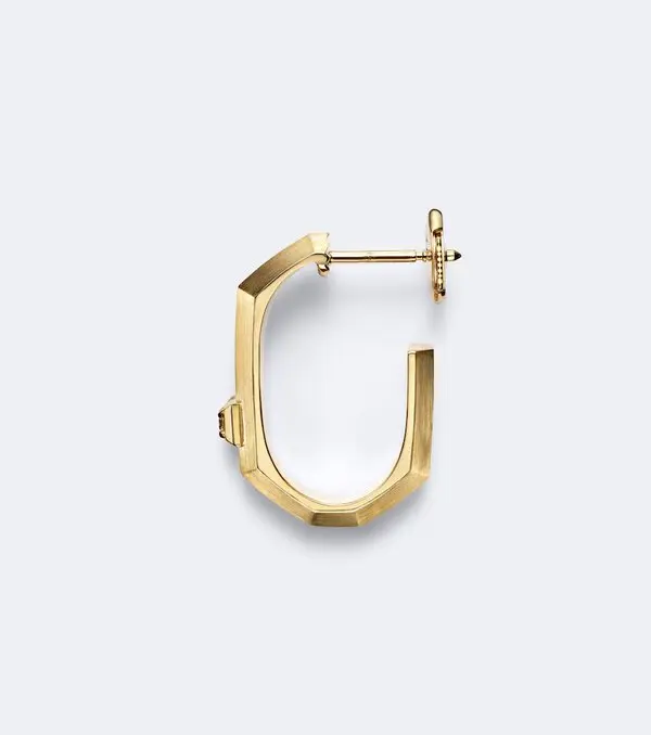 Messika Moderniste Small 18kt Single Hoop Earring With Diamond