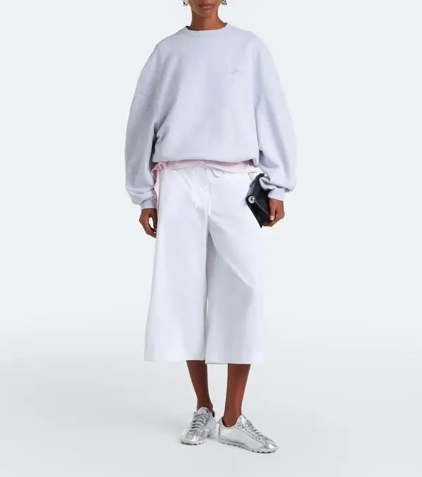 Jacquemus Ruban Cotton Jersey Sweatshirt