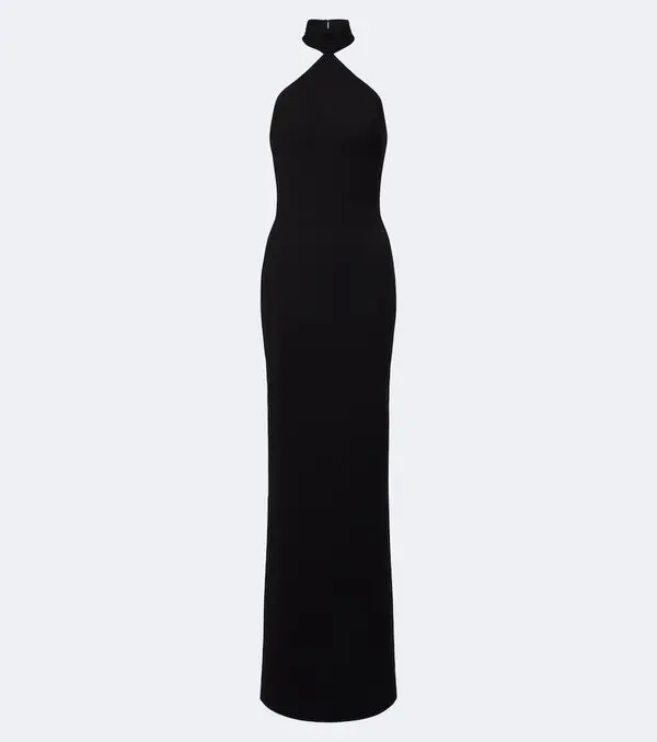 THE NEW ARRIVALS ILKYAZ OZEL Kailash Halterneck Gown