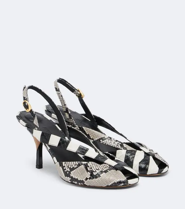 Jacquemus Slingback Leather Heels