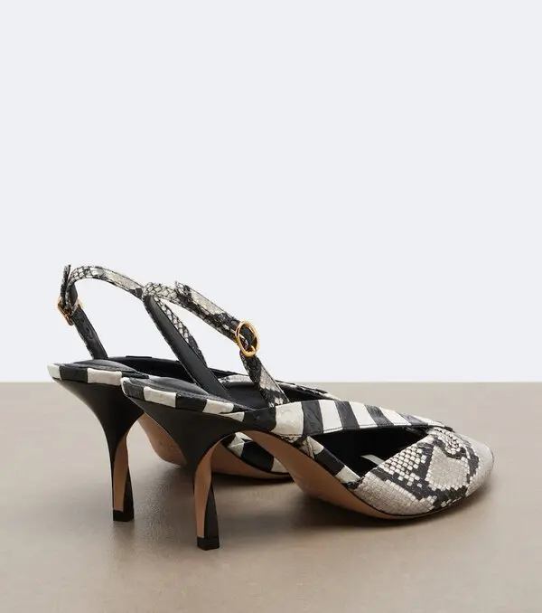 Jacquemus Slingback Leather Heels