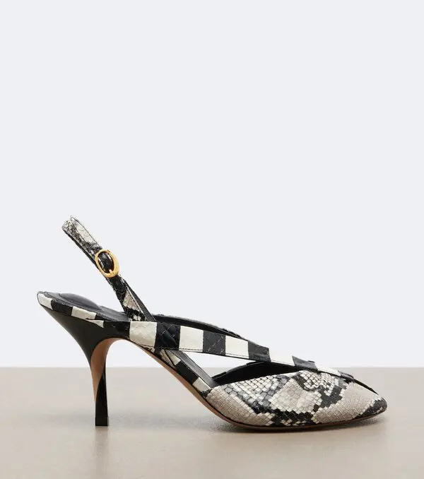 Jacquemus Slingback Leather Heels