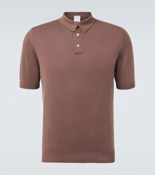Eleventy Cotton Polo Shirt - Brown