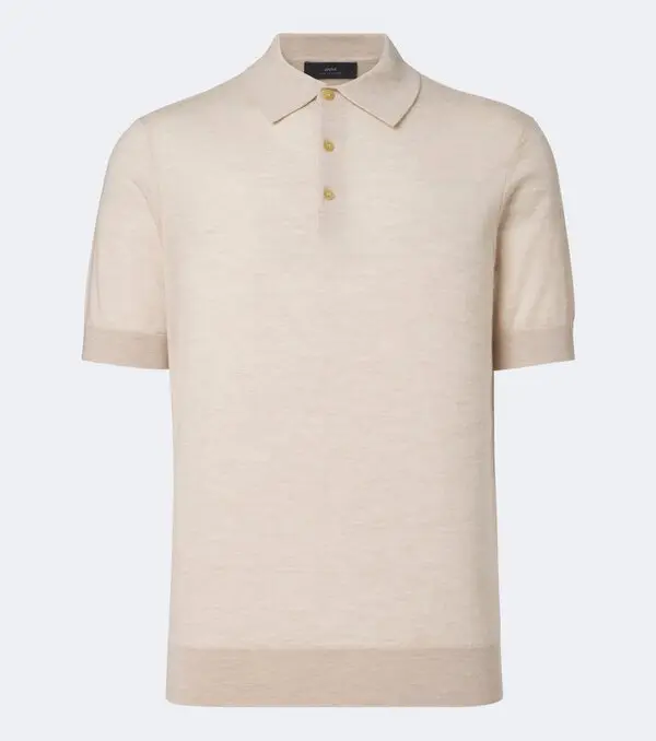 Arch4 Mr Ascot Cashmere Polo Shirt - Beige