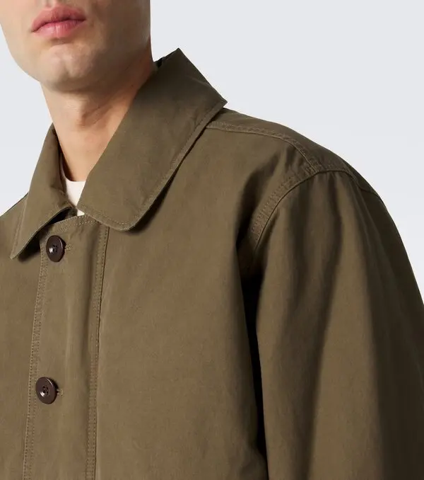 THE ROW Rafi Cotton Jacket - Brown