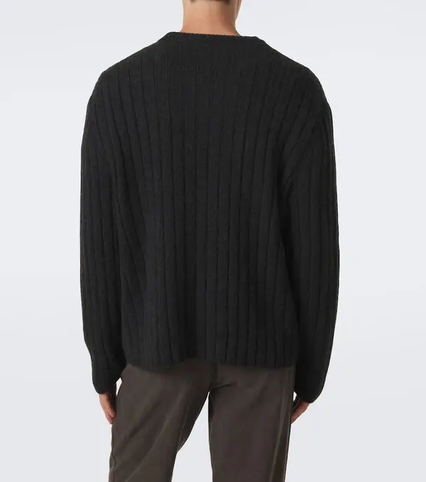 THE ROW Ettore Cashmere Sweater - Grey