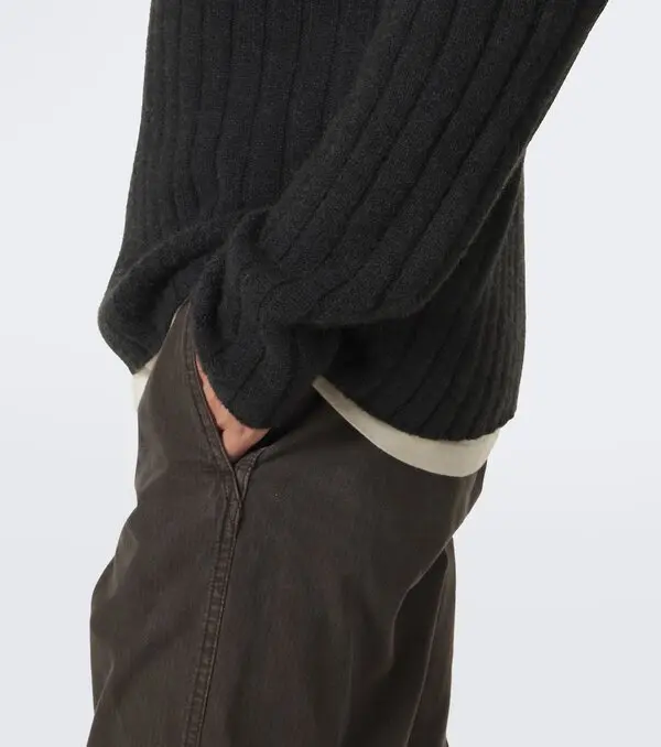 THE ROW Ettore Cashmere Sweater - Grey