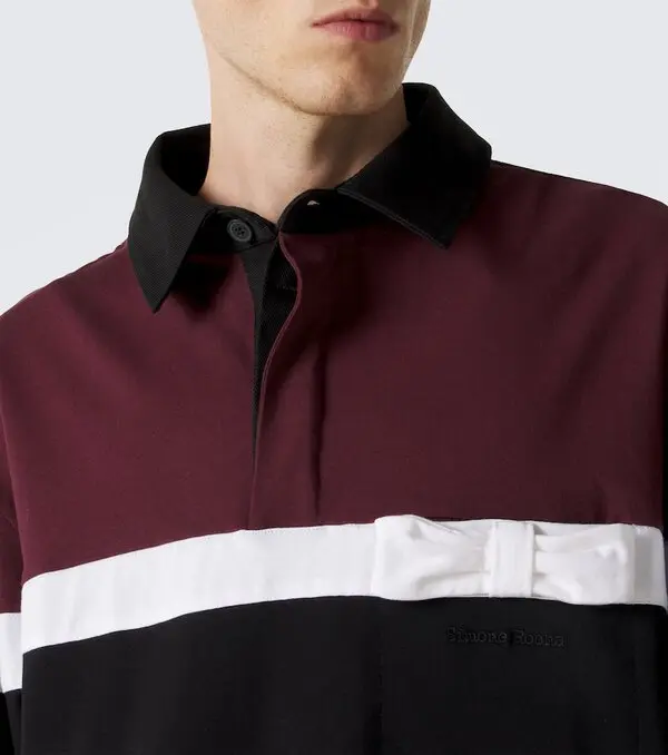 Simone Rocha Bow-detail Cotton Polo Shirt