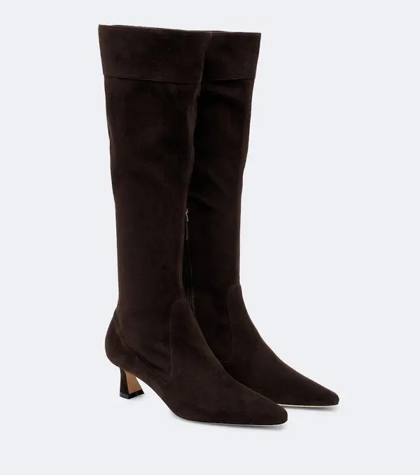 MALONE SOULIERS Riva Suede Knee-high Boots