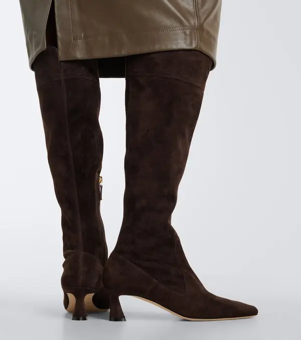 MALONE SOULIERS Riva Suede Knee-high Boots